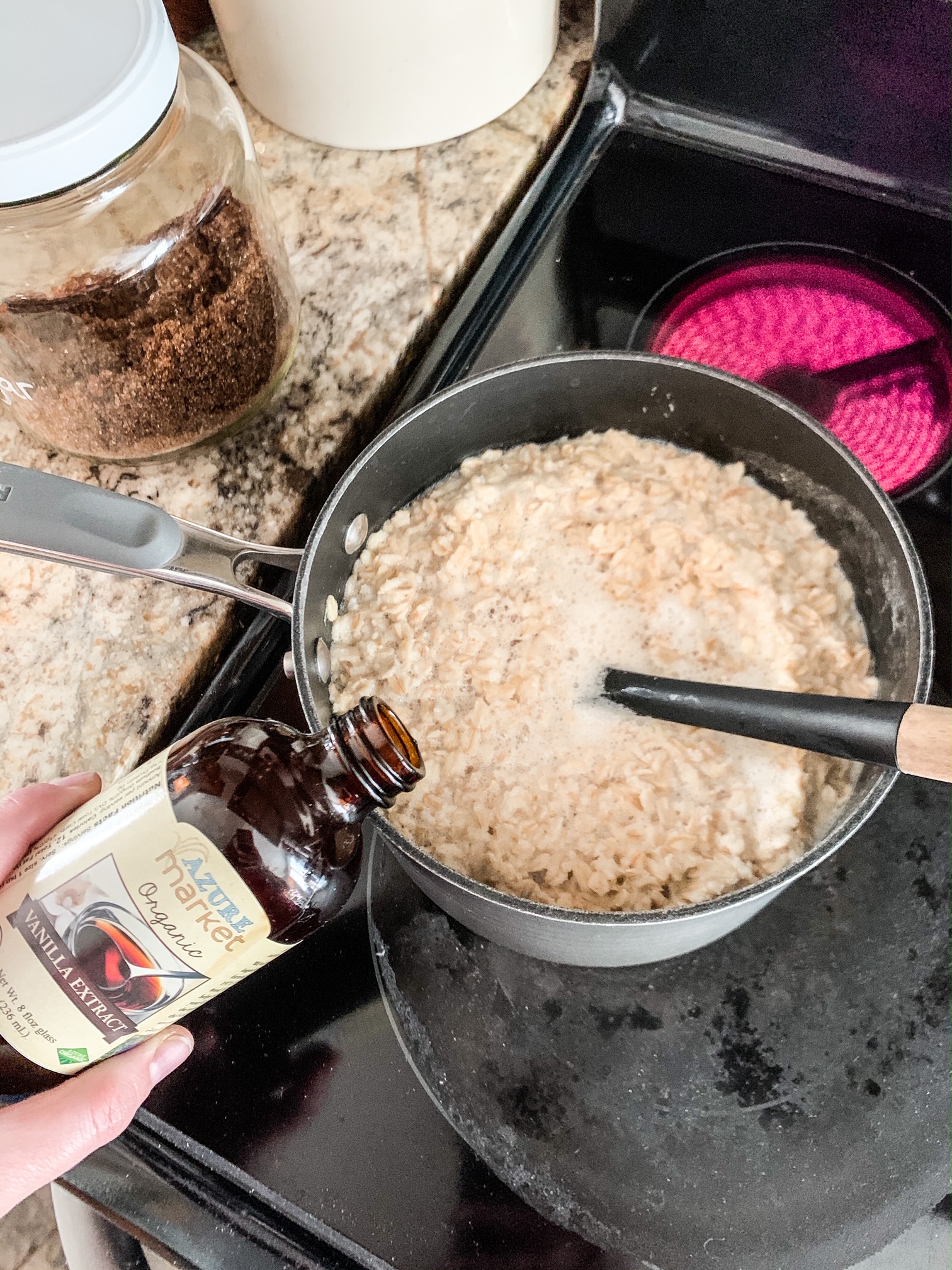 From Scratch Creamy Maple and Brown Sugar Oatmeal - The Round Cottage